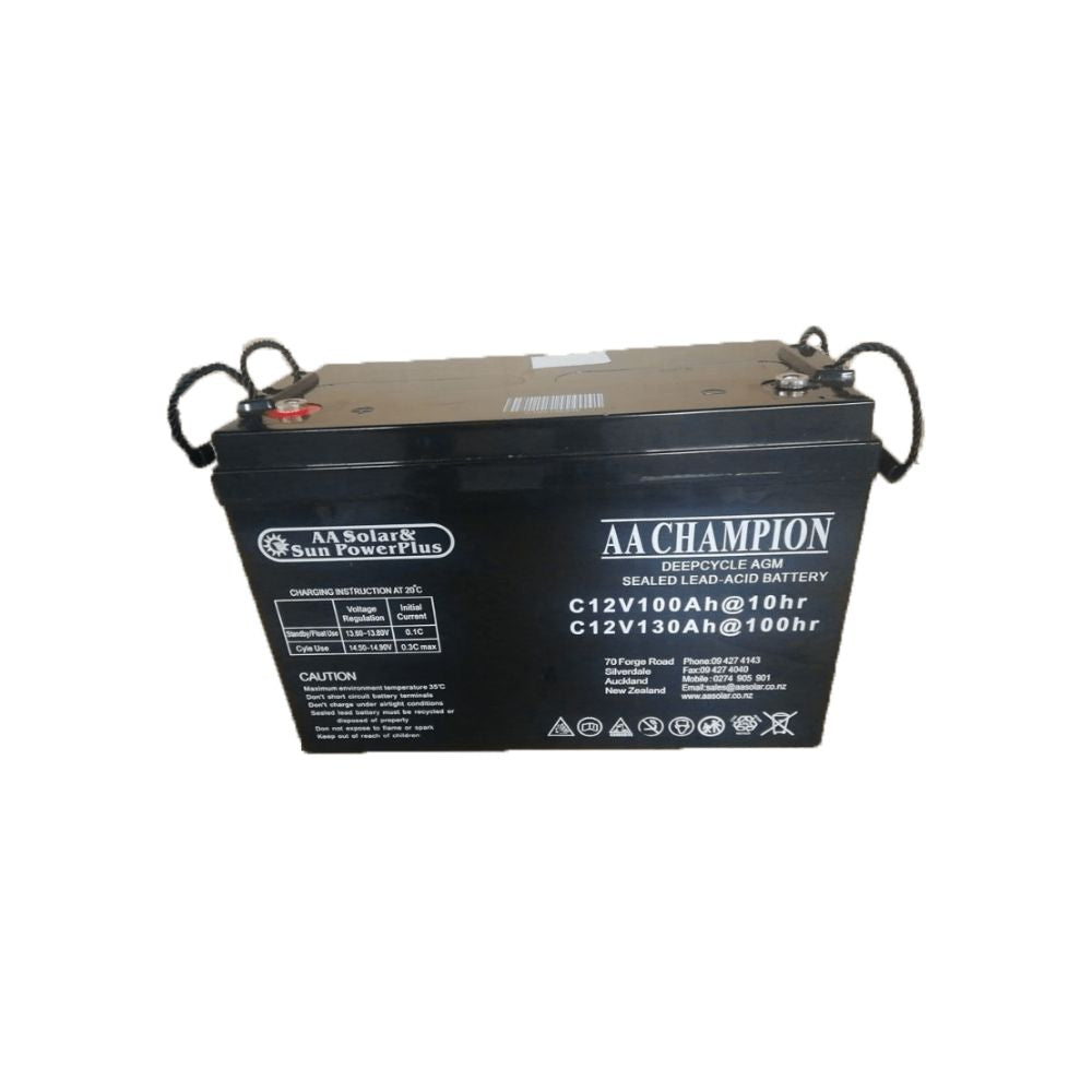 AA Champion 12V AGM Deep Cycle Batteries – AA Solar