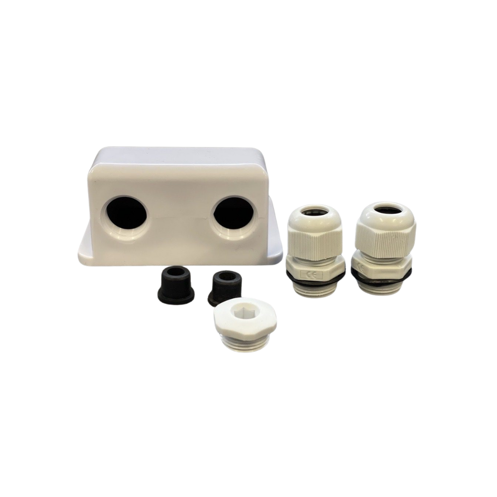 Solar Cable Entry Cover ABS White – AA Solar